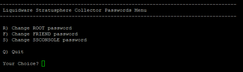Changing Passwords for Stratusphere Appliances (on-premises) – Liquidware Customer Support