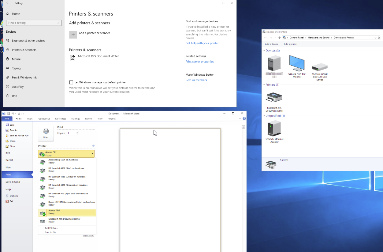 Printers added by ProfileUnity are not showing in "Devices and Printers" – Liquidware Customer ...
