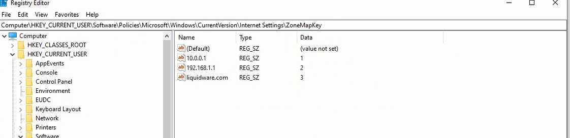 Adding Site to Zone assignment list using IE ADMX/L in ProfileUnity ...